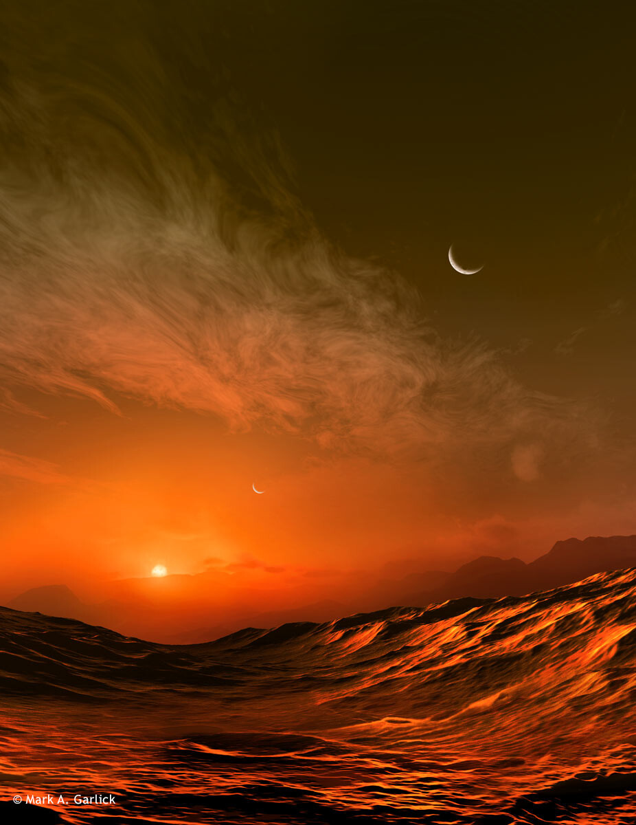 exoplanet surface art