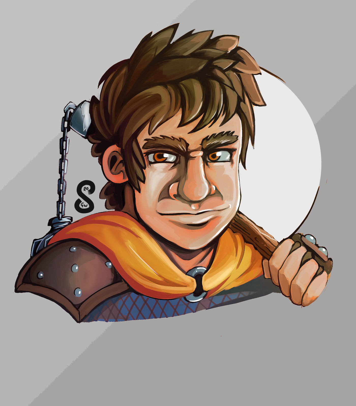 Sion Williams - DnD Portrait - Blubbins