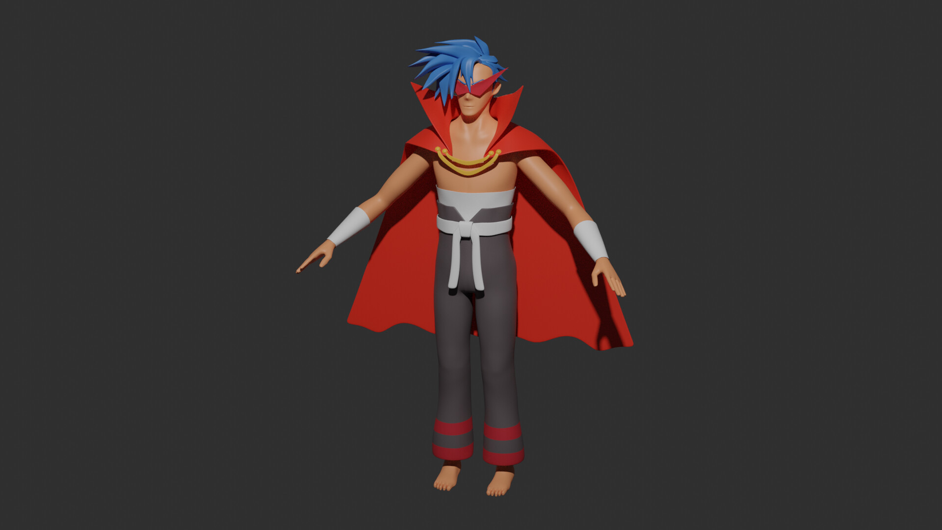 Gurren Lagann Kamina Render