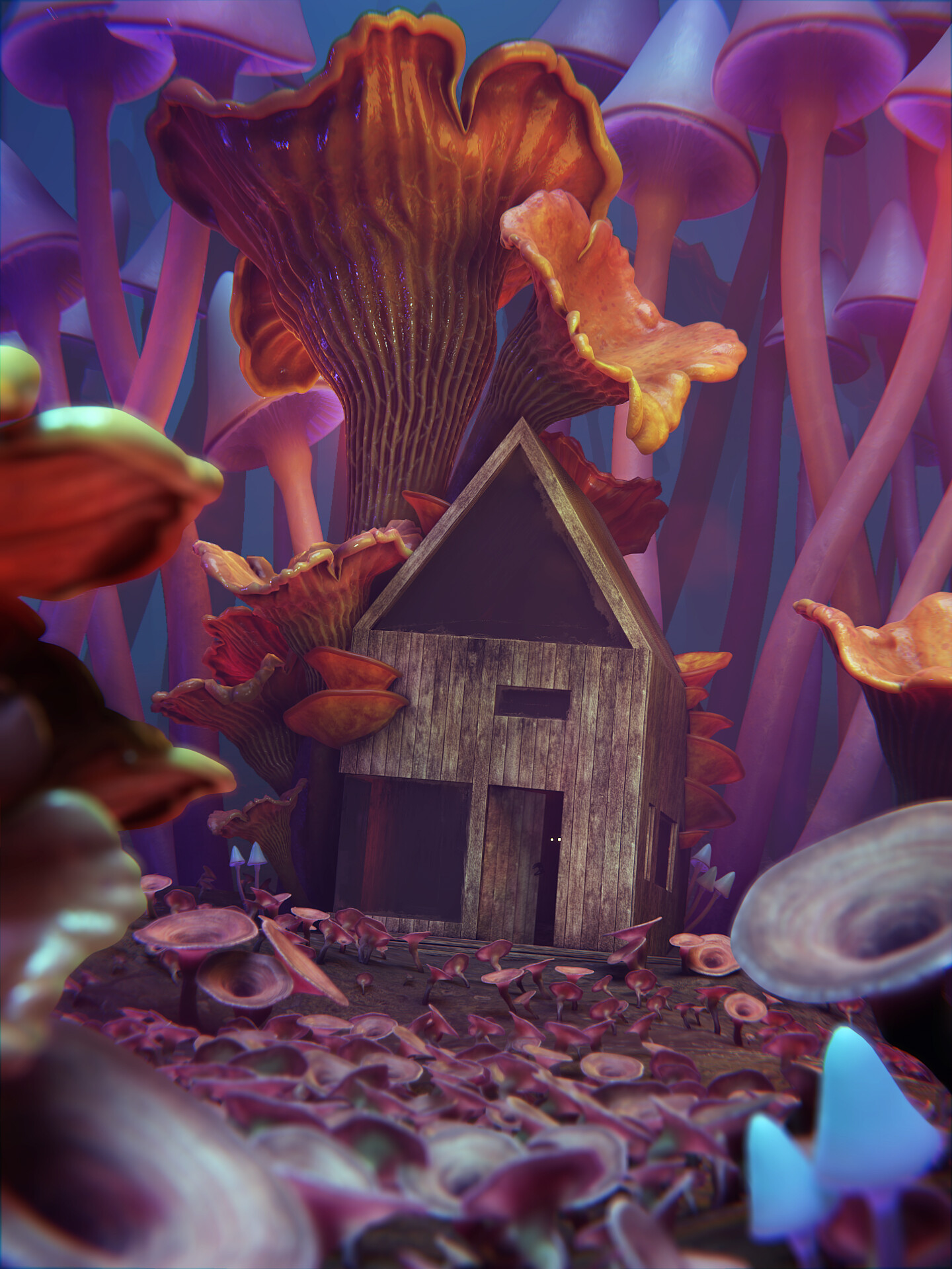 ArtStation - Mushroom House