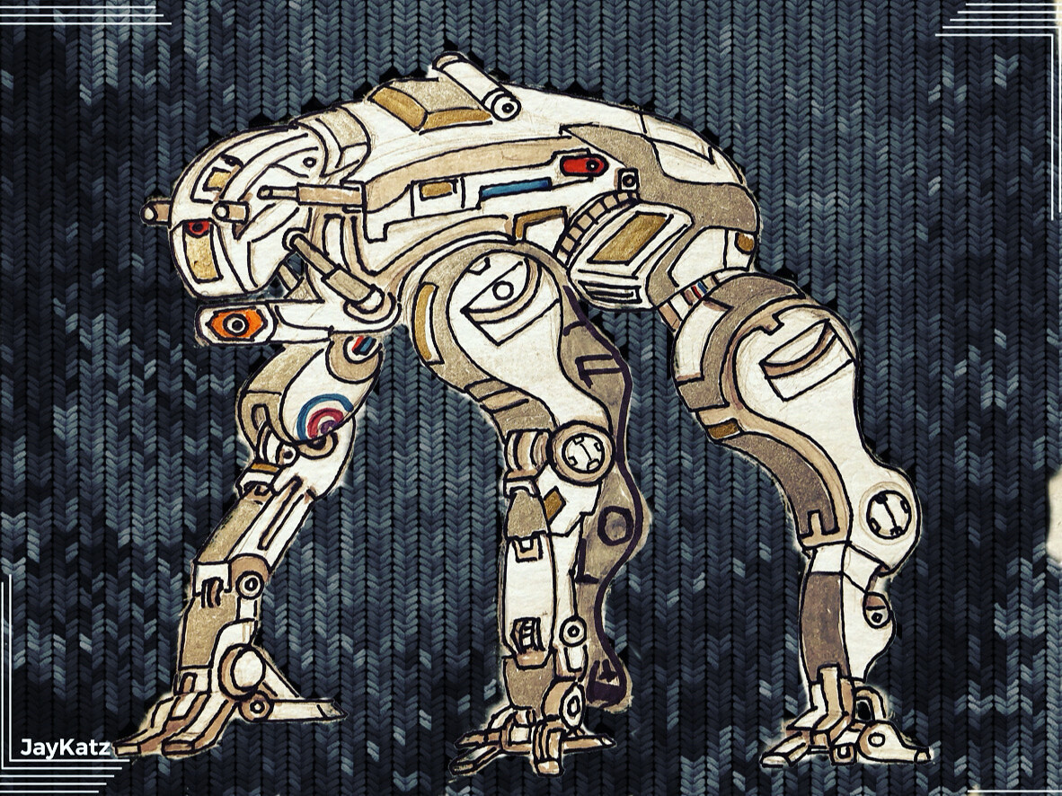 ArtStation - Robotic dog