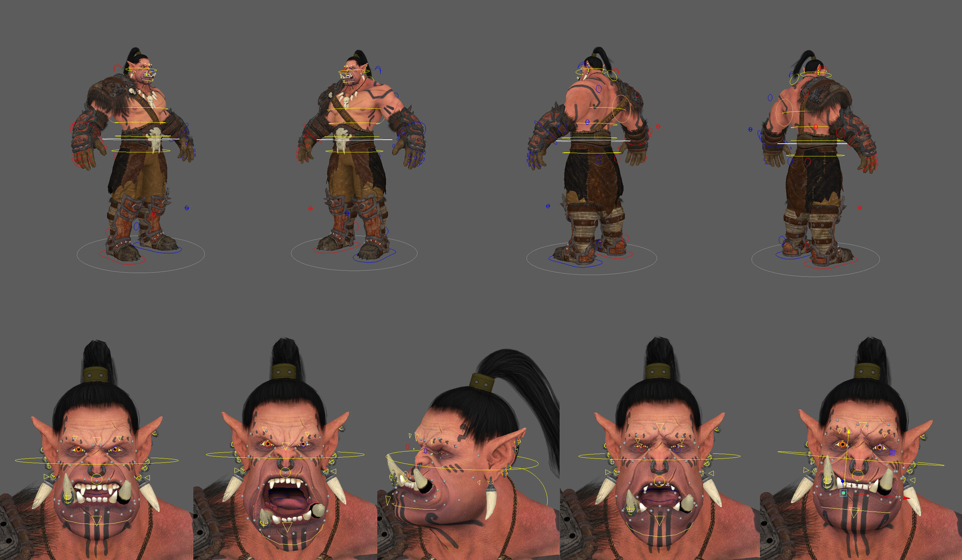 ArtStation - Orc Full body Rig