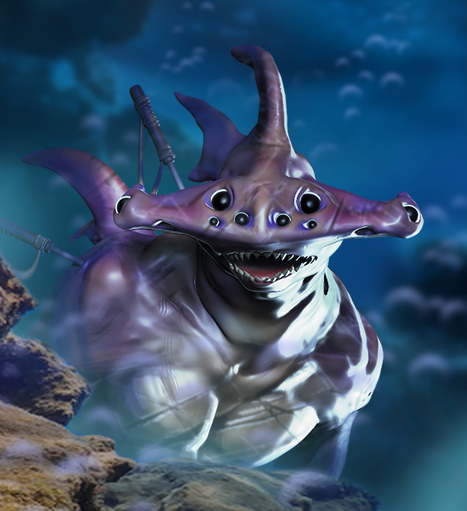 ArtStation - Spidershark Bust