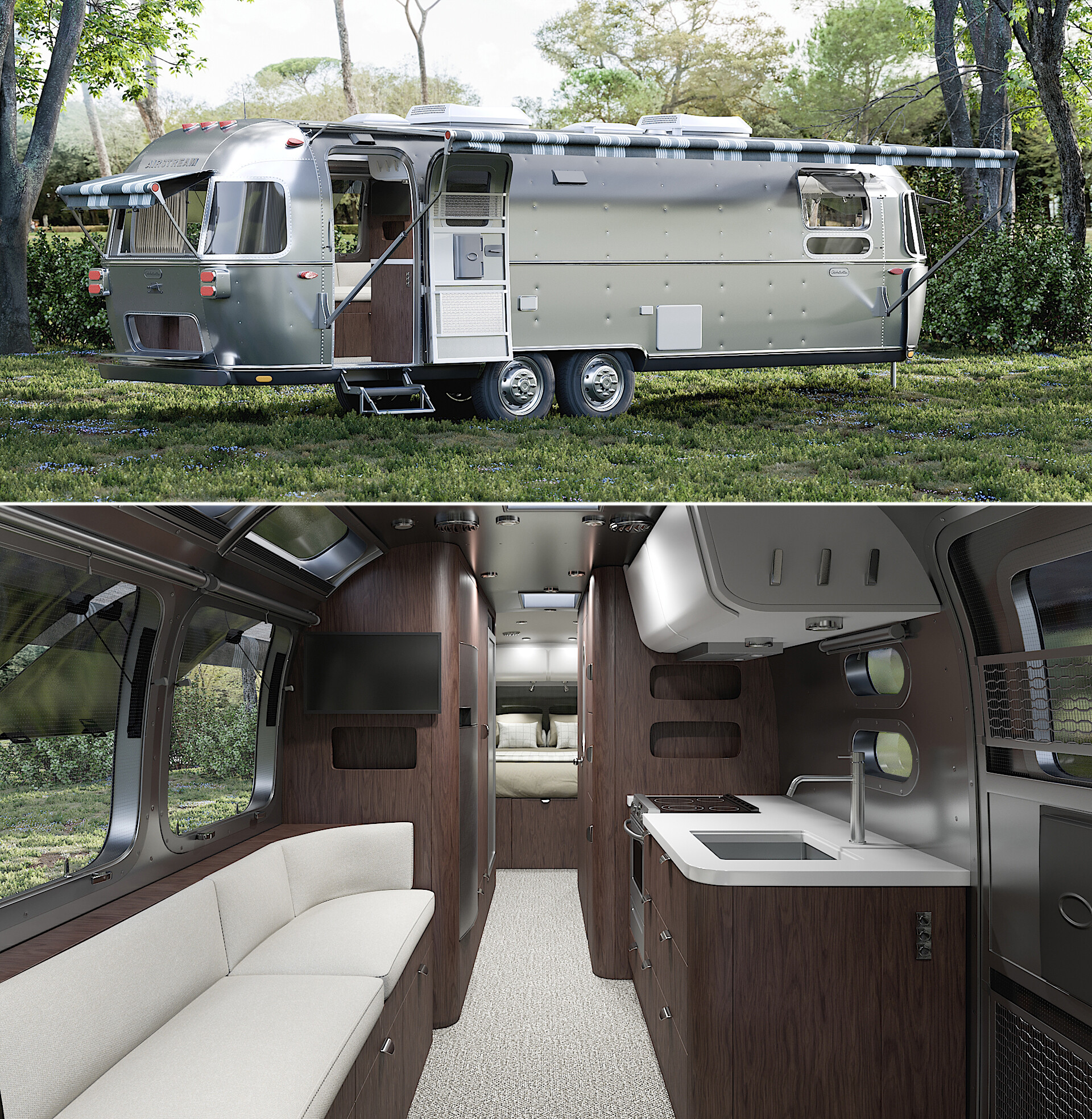 ArtStation - Realistic 3D model of Travel Trailer