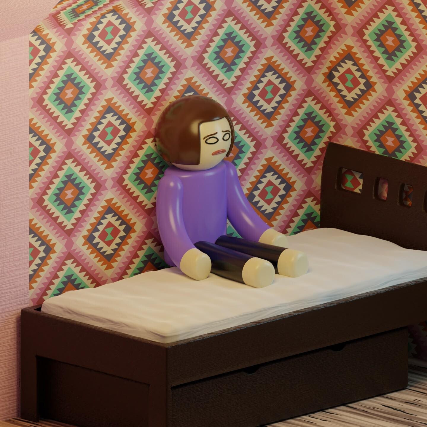 ArtStation - Self portrait in isolation