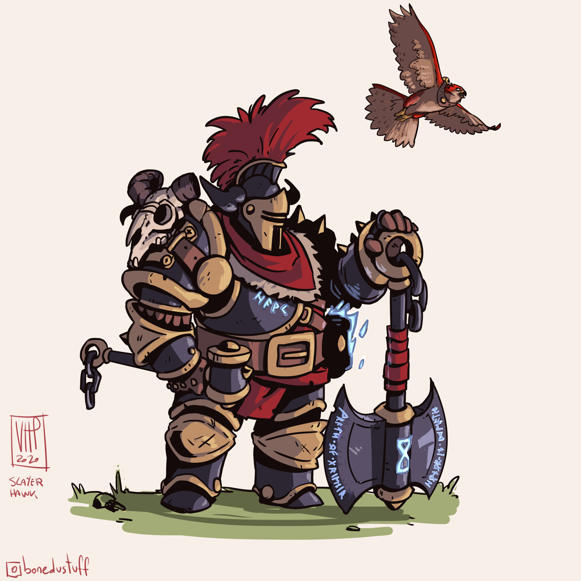 ArtStation - Slayer Hawk commission