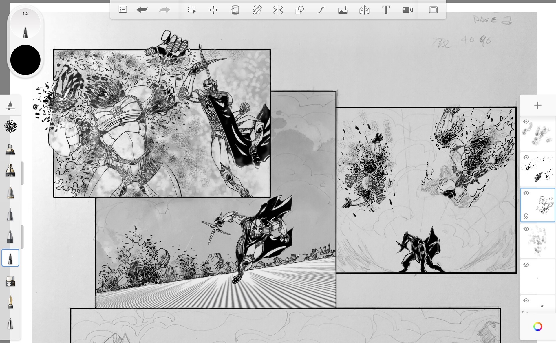 ArtStation - Inking progress