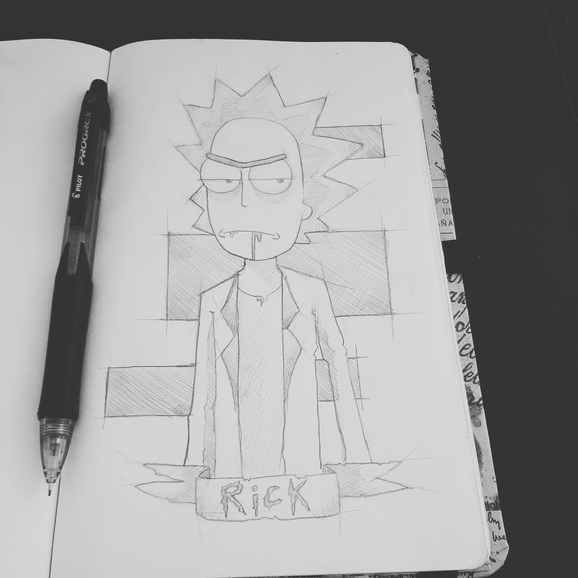 ArtStation - Rick fromRick and Morty