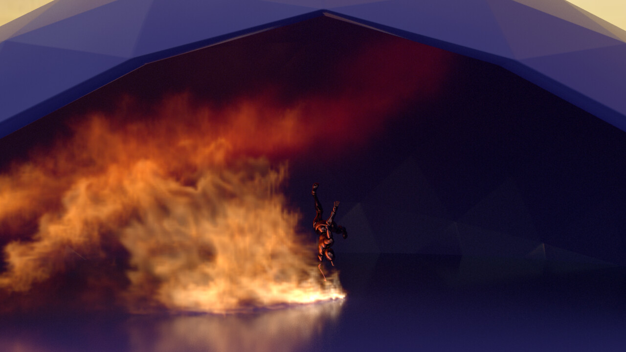 ArtStation - forehead flamethrower breakdance