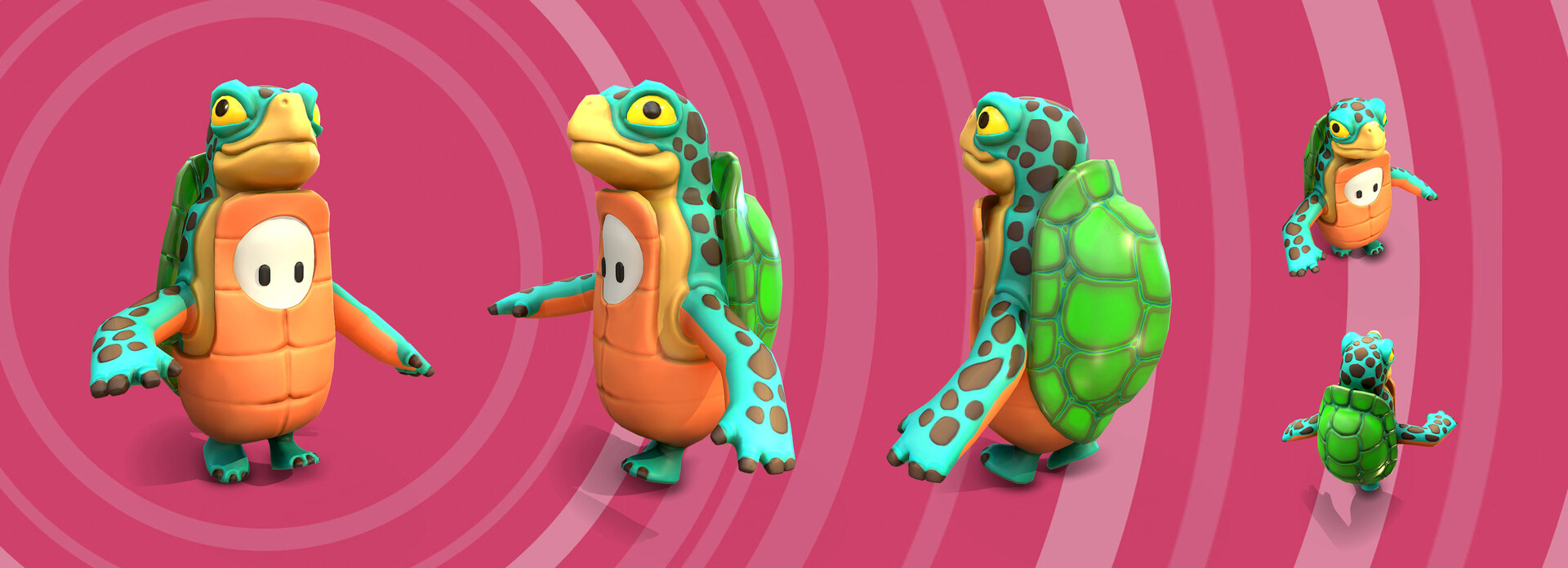 ArtStation - Fall Guys Turtle Skin - Fan Art