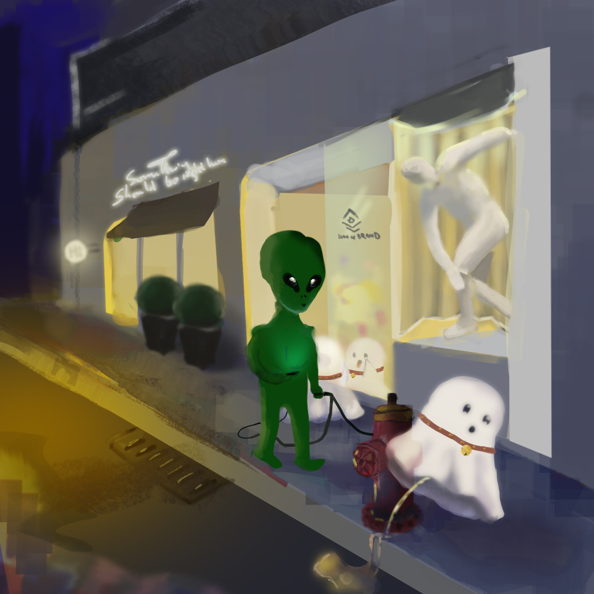 ArtStation - Walking Ghost