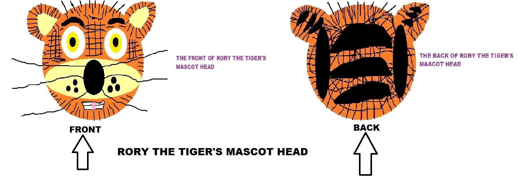 ArtStation - Rory The Tiger's Mascot Head