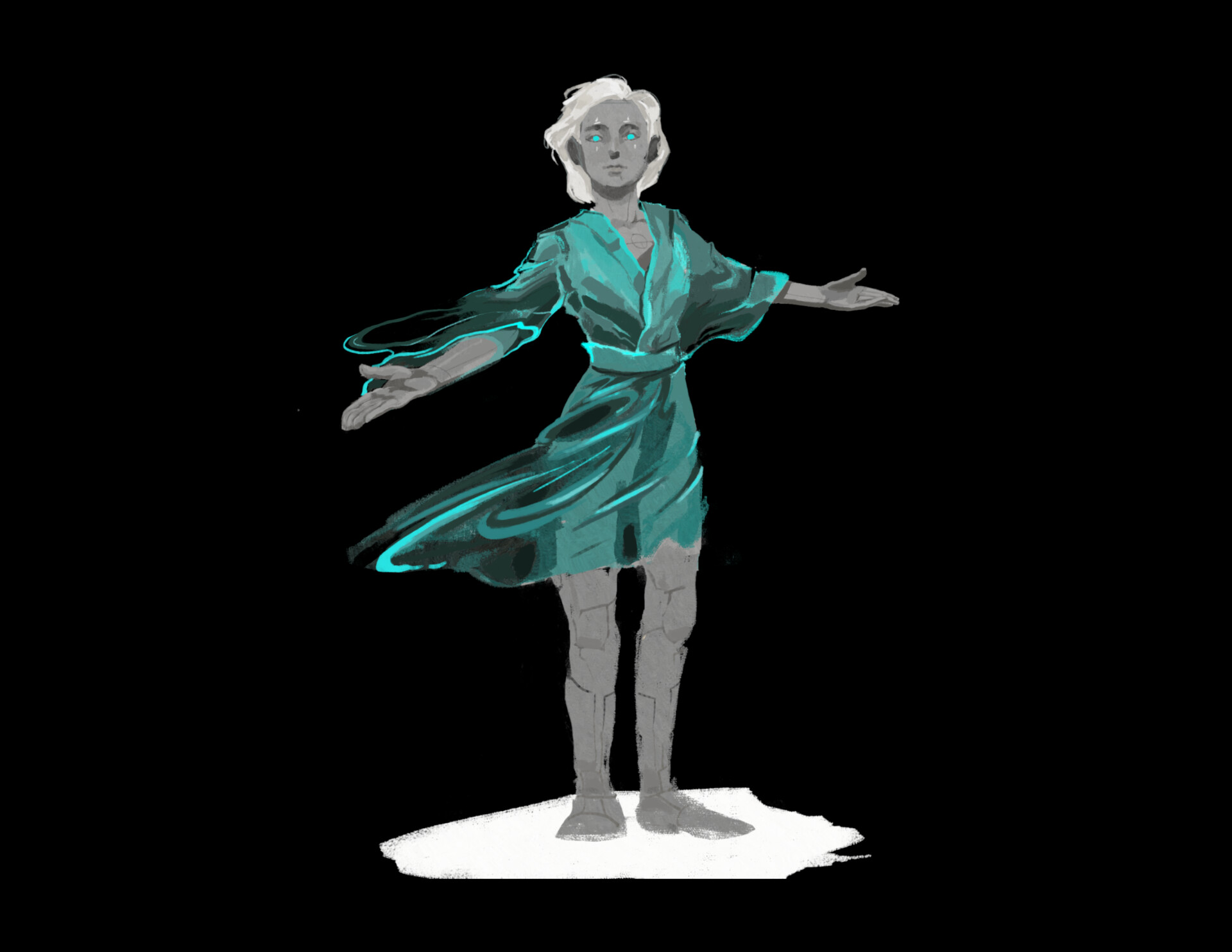 ArtStation - Cyborg dress in Chinese Clothing