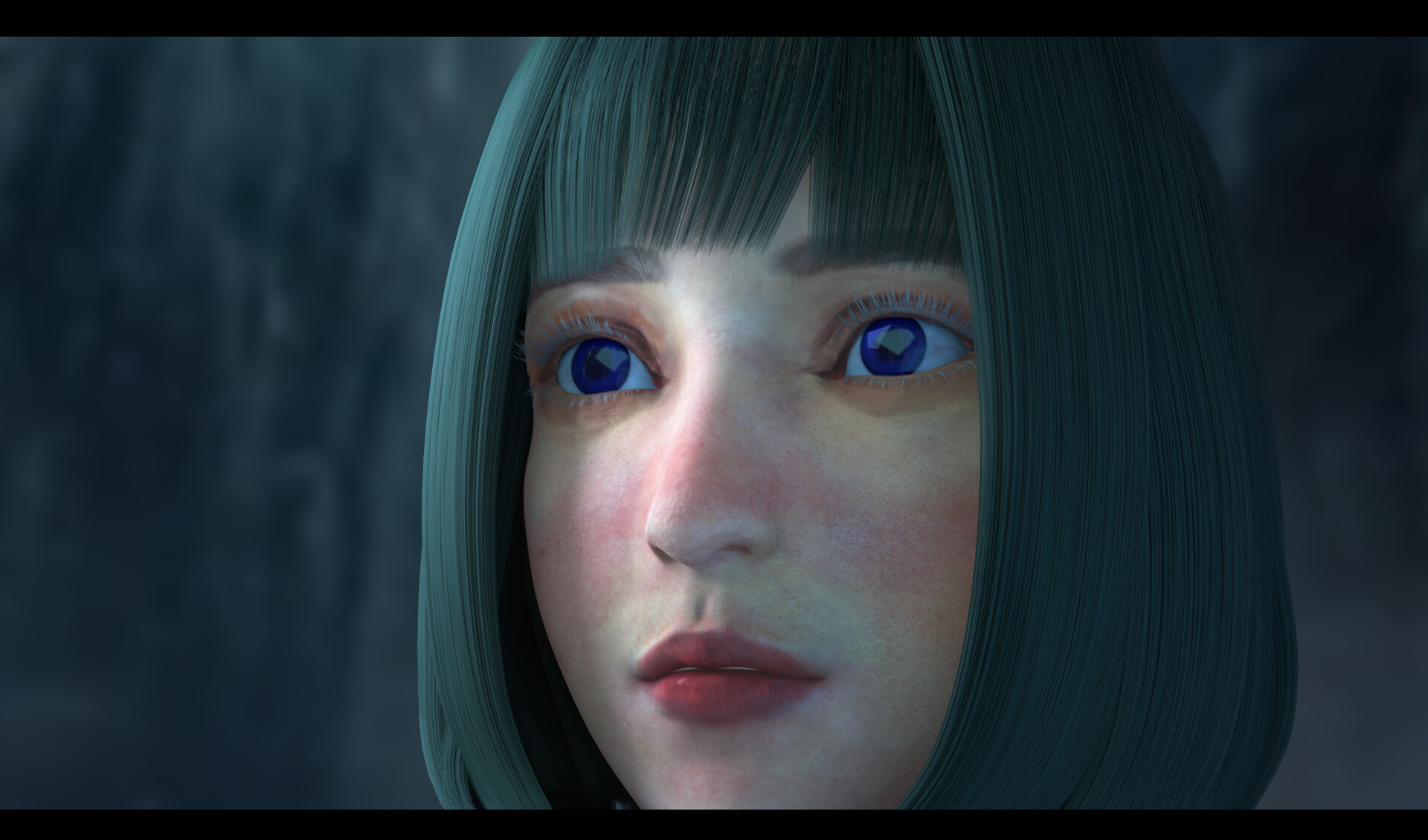 ArtStation - Girl's face 3D Rendering