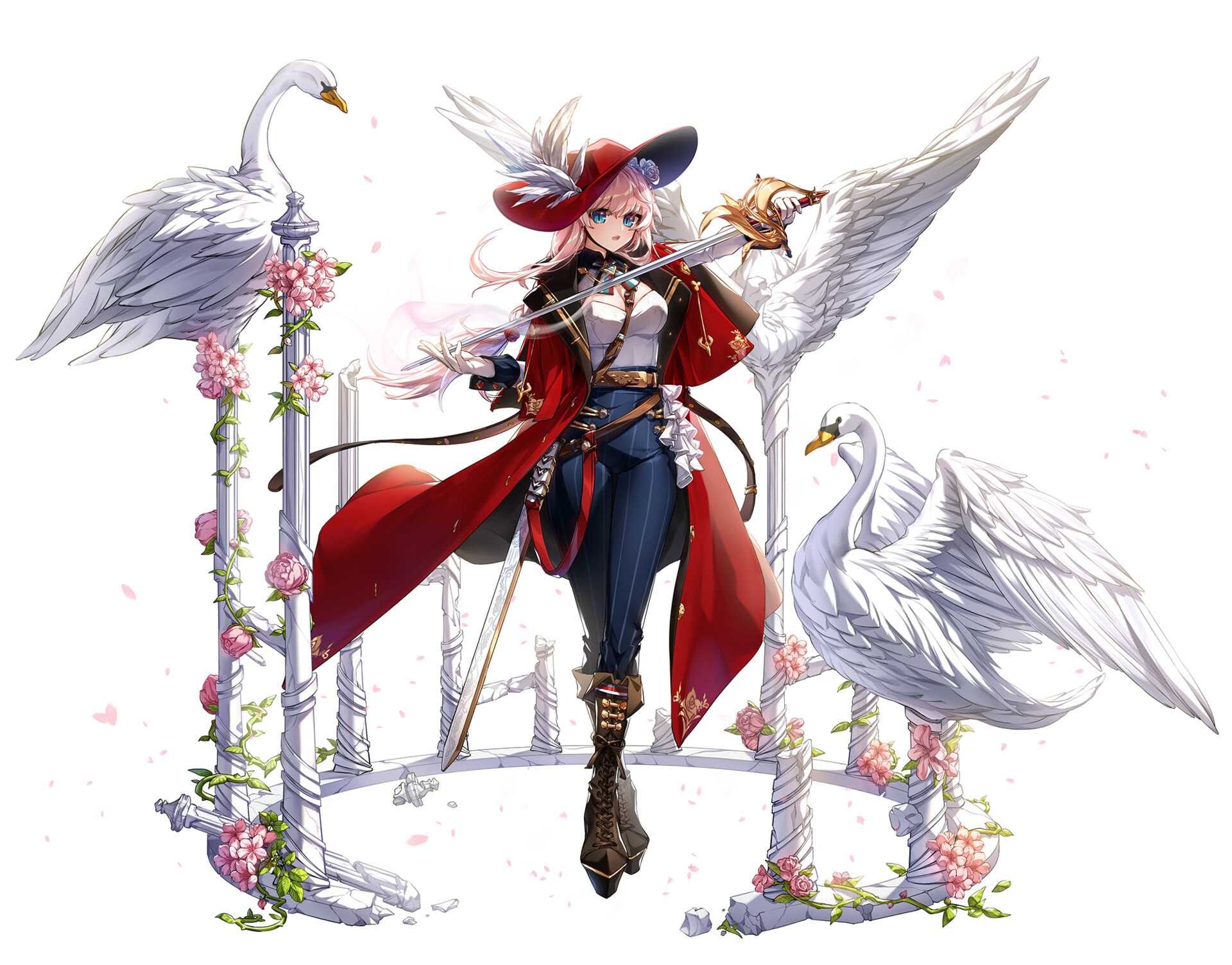 ArtStation - swan knight