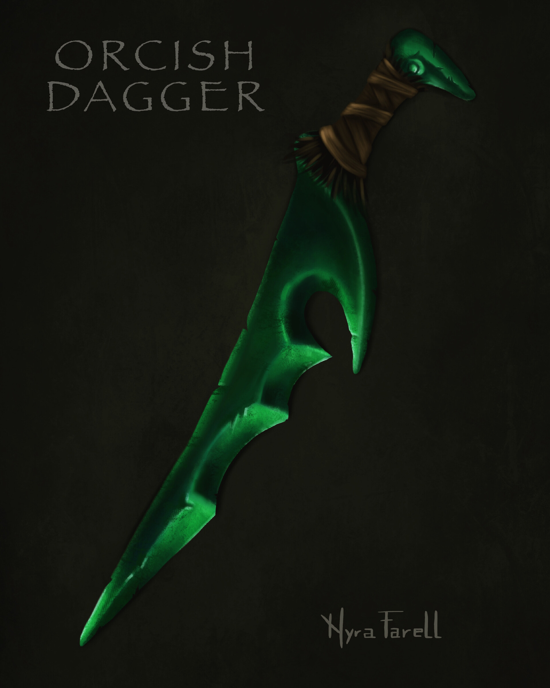 ArtStation - Orcish dagger