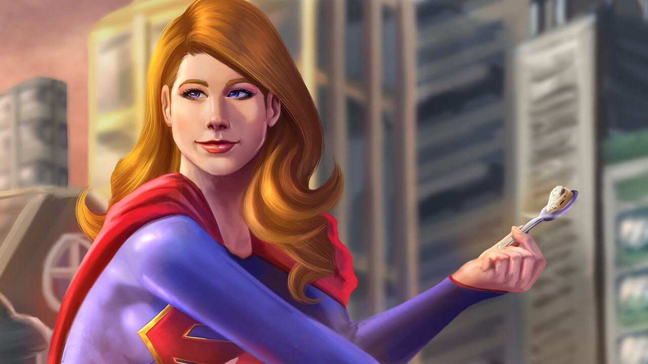 ArtStation - Supergirl Rooftop