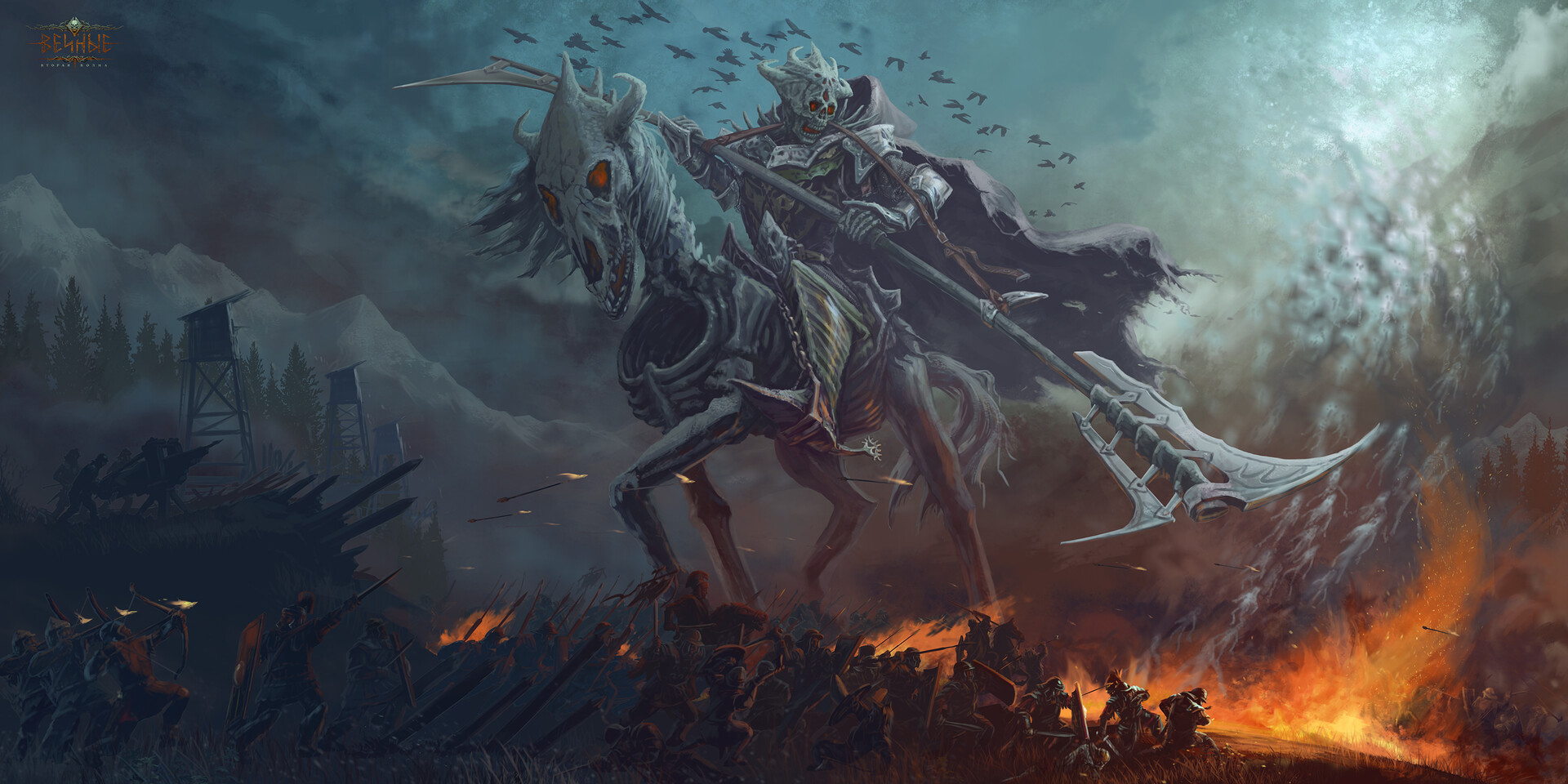 The Second Rider by Oleg Polujanow : r/ImaginaryImmortals