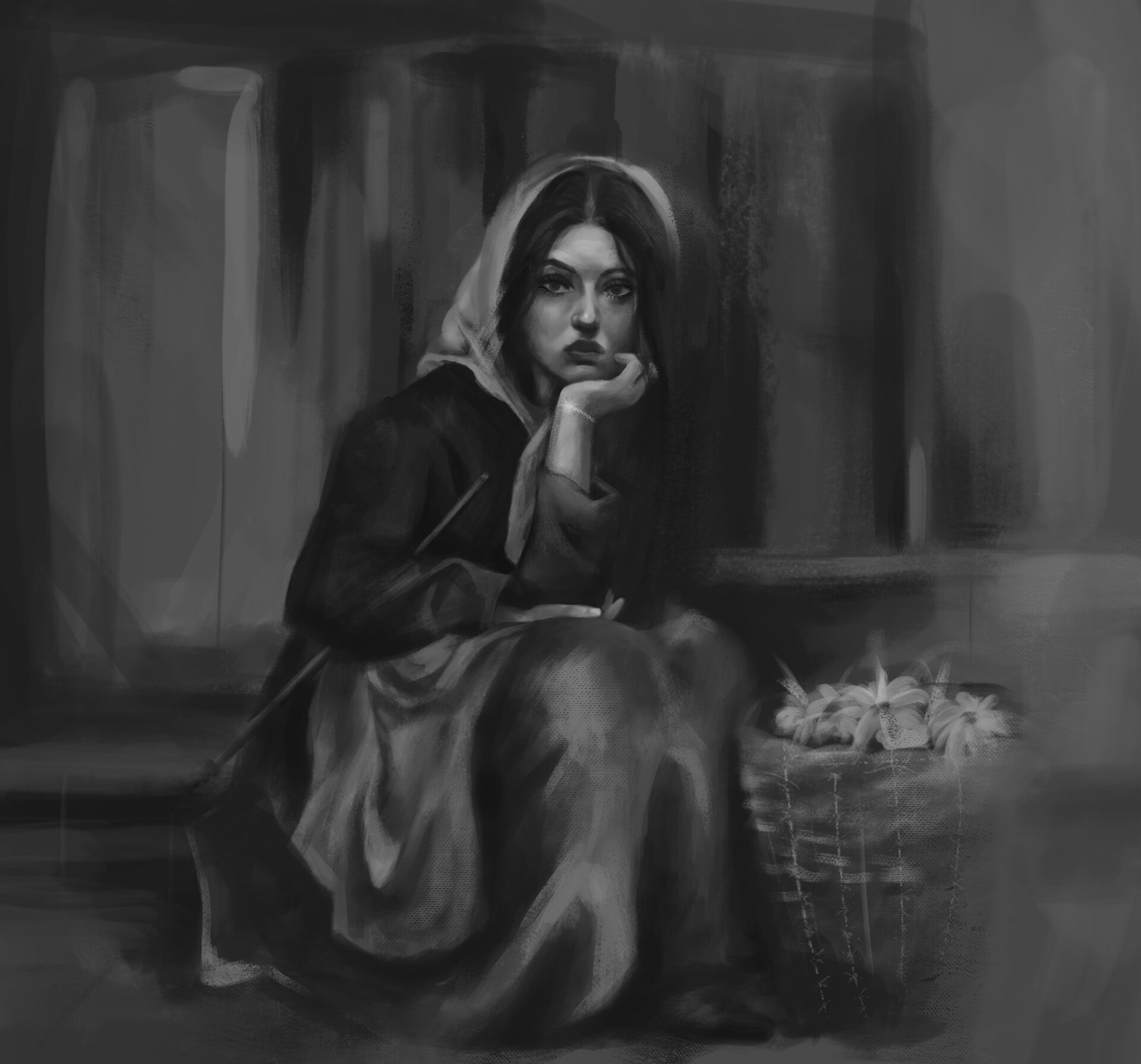 ArtStation - Poor girl.