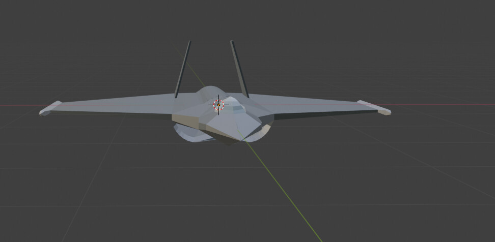 ArtStation - My first 3d plane model