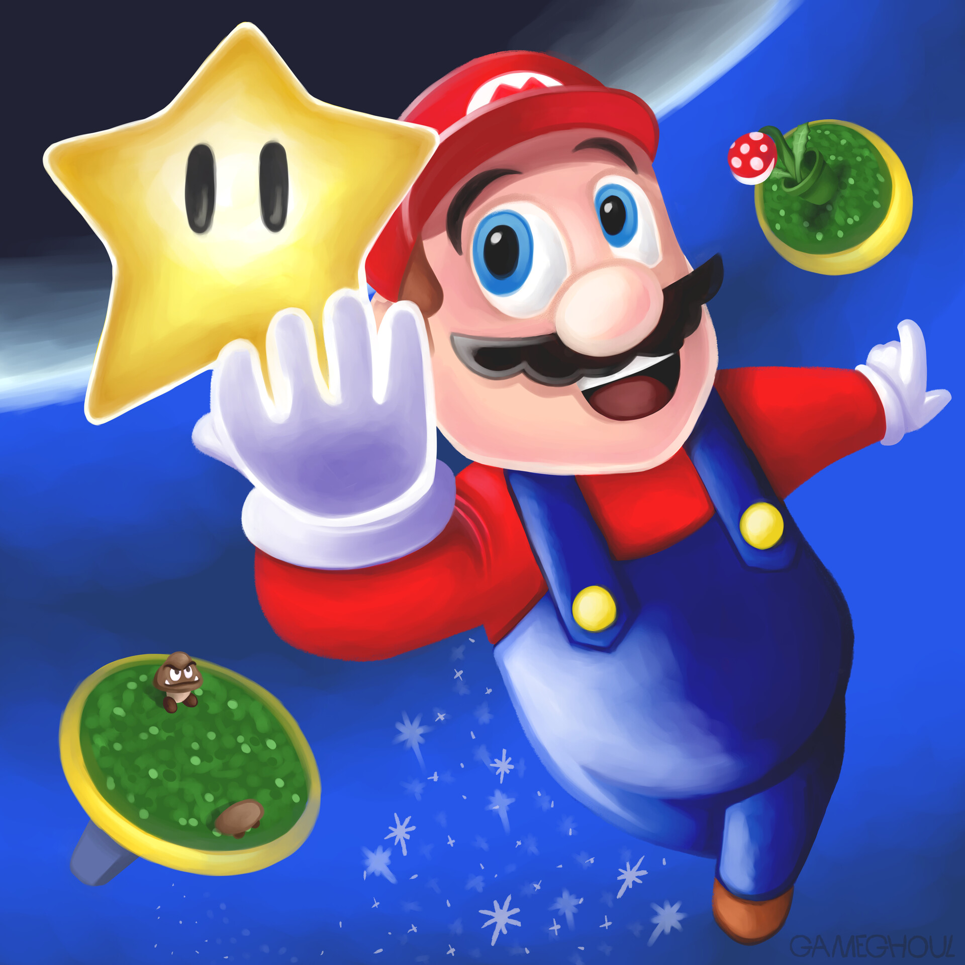 ArtStation - Super Mario Galaxy