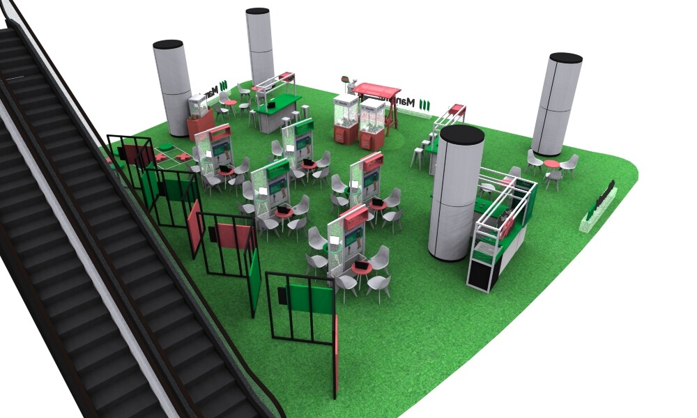 ArtStation - Manulife Event Space - 3D Visualisation