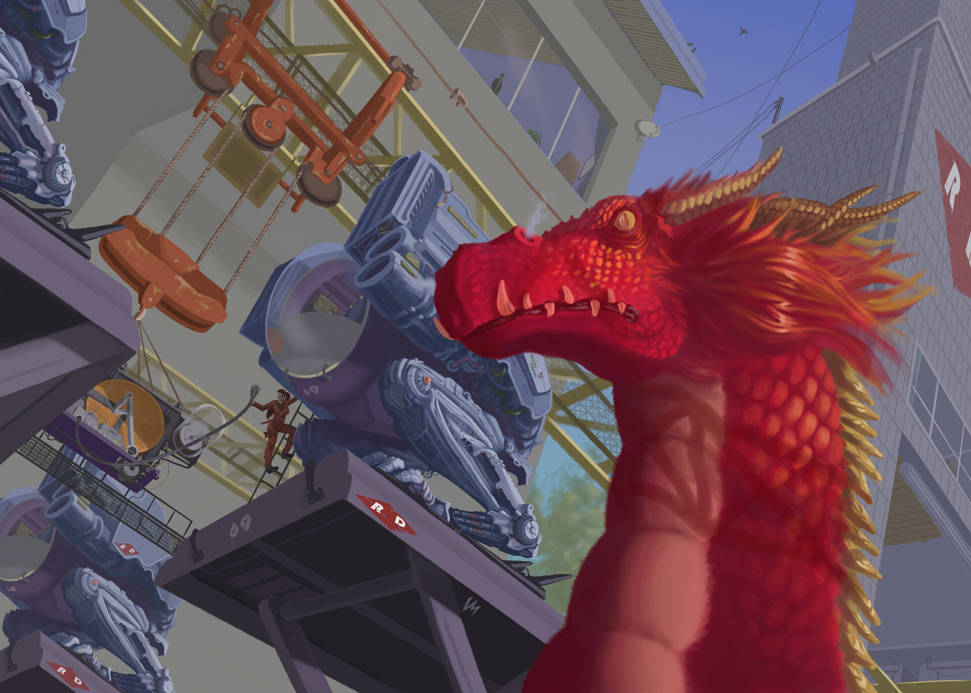 ArtStation - RED DRAGON CORP.