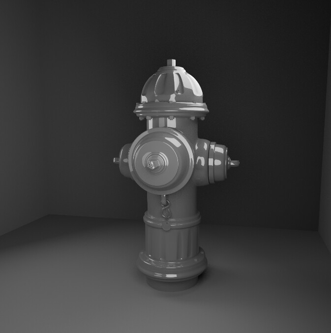 ArtStation - Fire Hydrate model by aarriel little