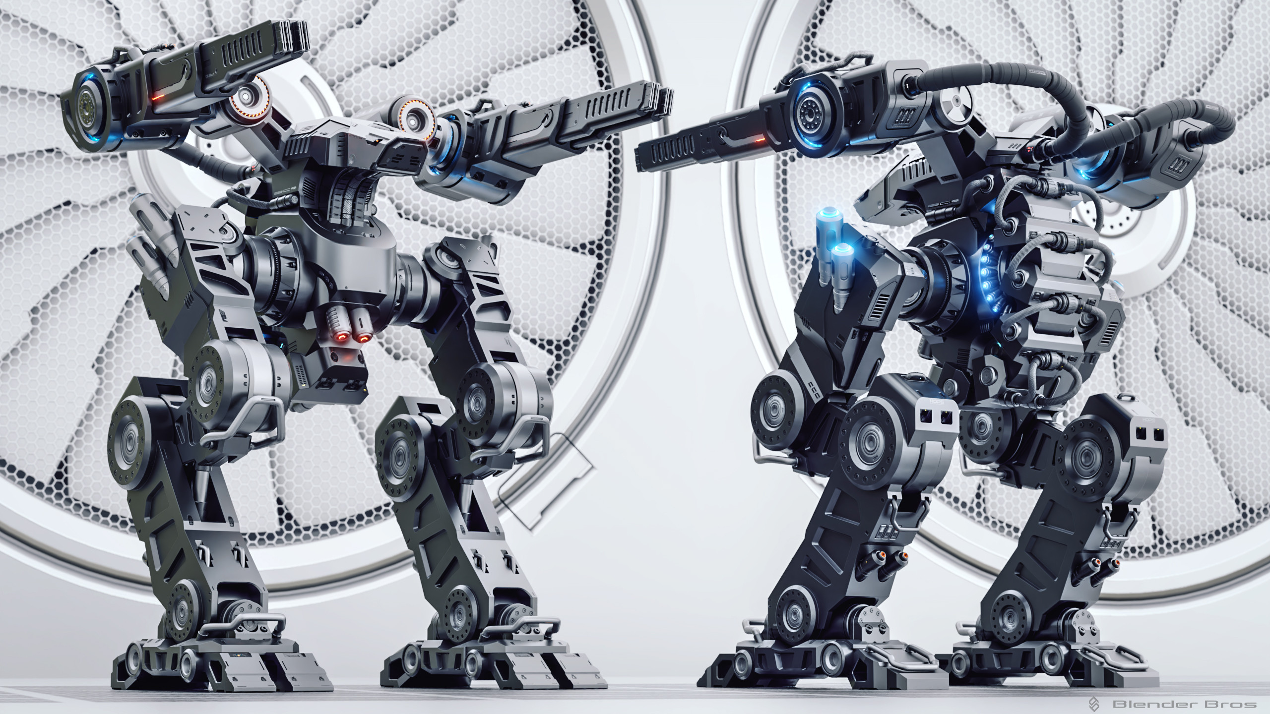 Ponte Ryuurui - RAVEN - assault mech concept for hard surface course