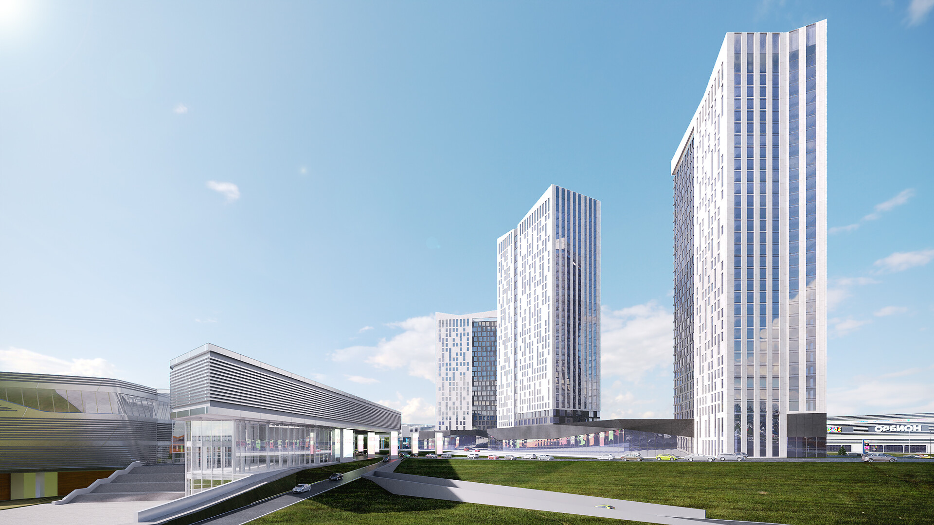 Vladimir Volodin - Apartments complex concept in Moscow region