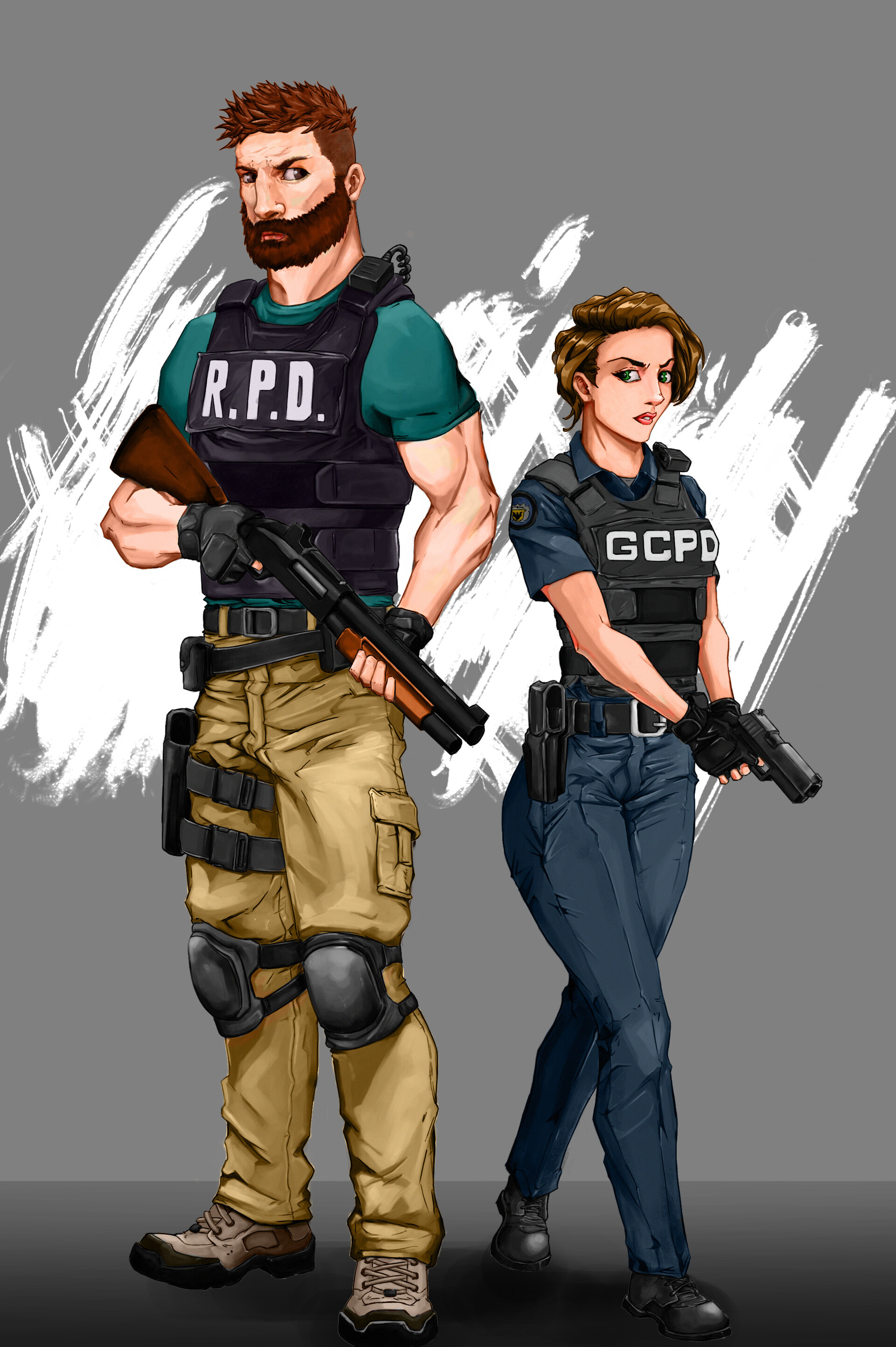 ArtStation - Resident Evil crossover