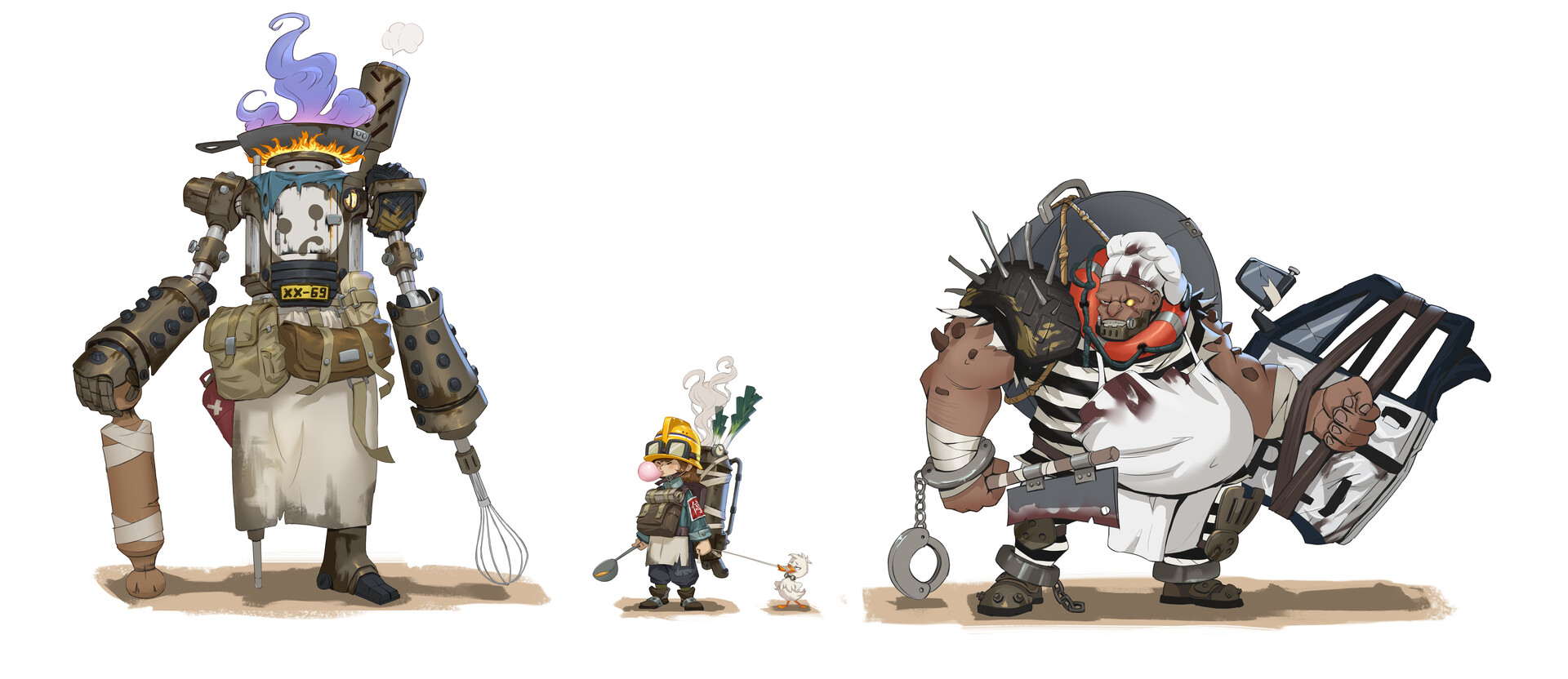 ArtStation - chef in the wasteland