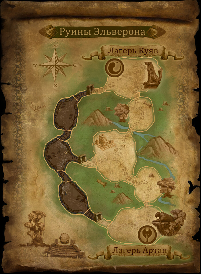 ArtStation - Battleground map.