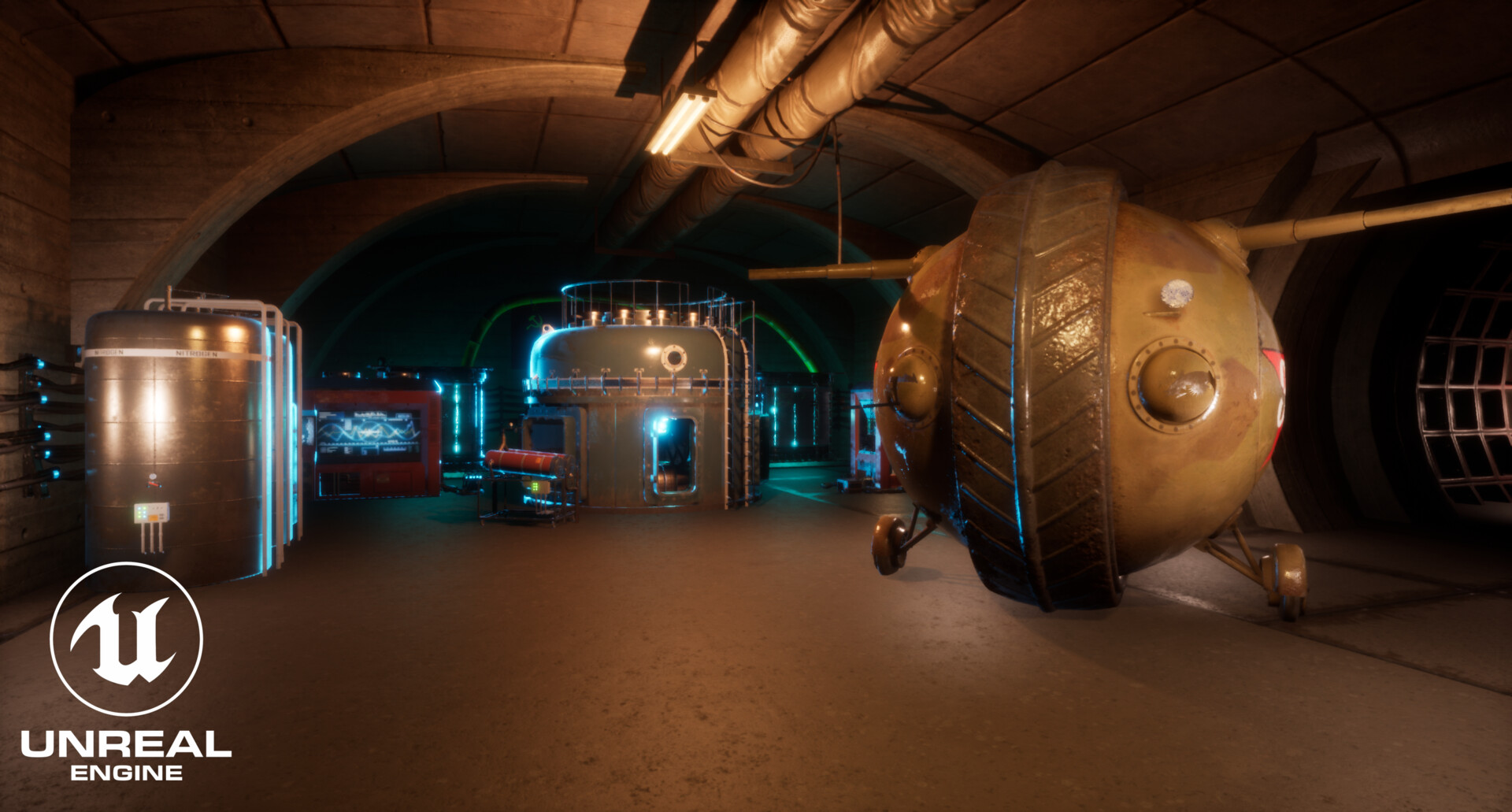 ArtStation - Soviet Underground Bunker Advanced Research Facilities UE4