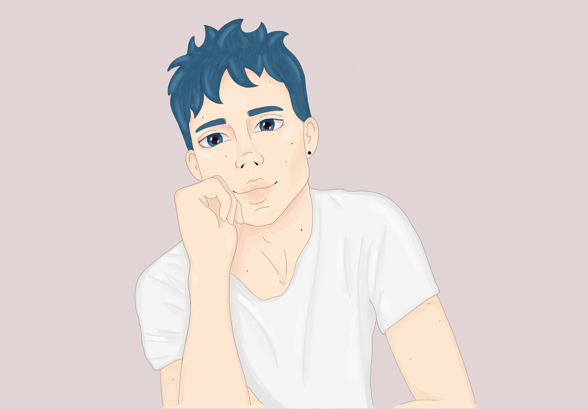 ArtStation - Blue guy