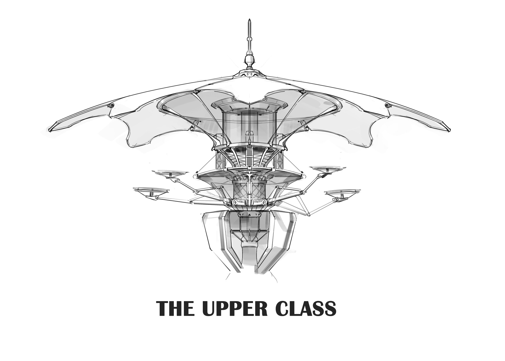 ArtStation - Neo Babel Tower 早期概念，垂直超市