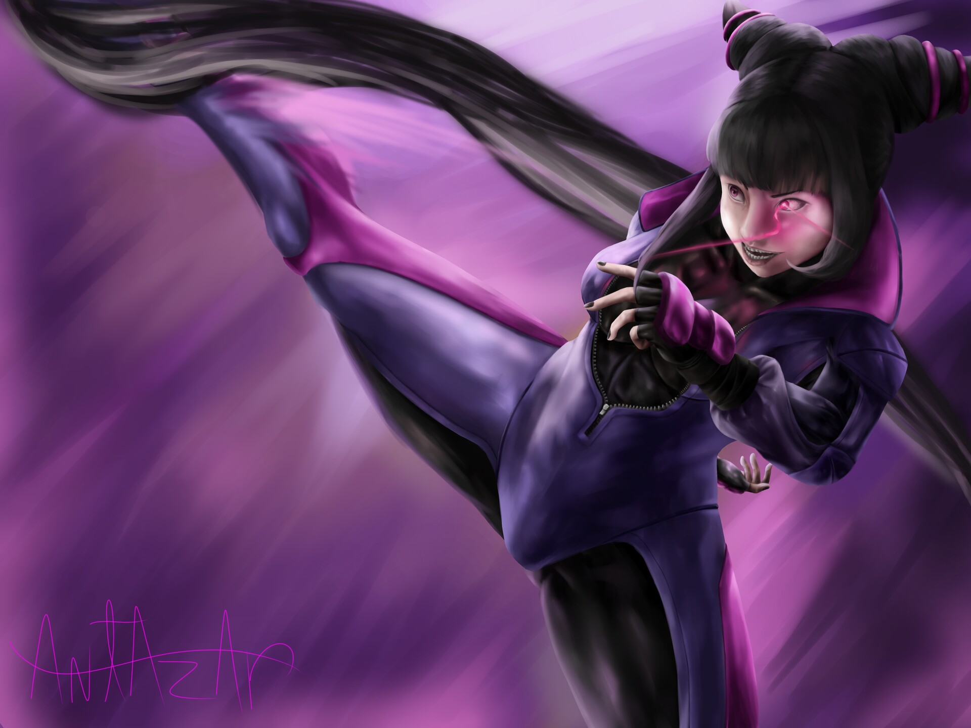 ArtStation - Juri Han - Street fighters