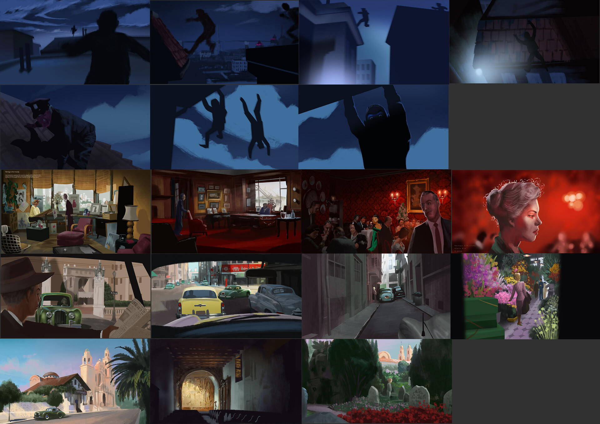 ArtStation - Vertigo film study