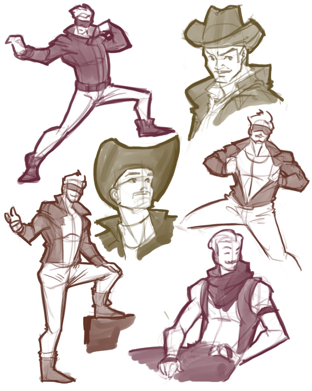 Benjamin Arnold (Ben Arnold Art) - Quick Live Model Sketches