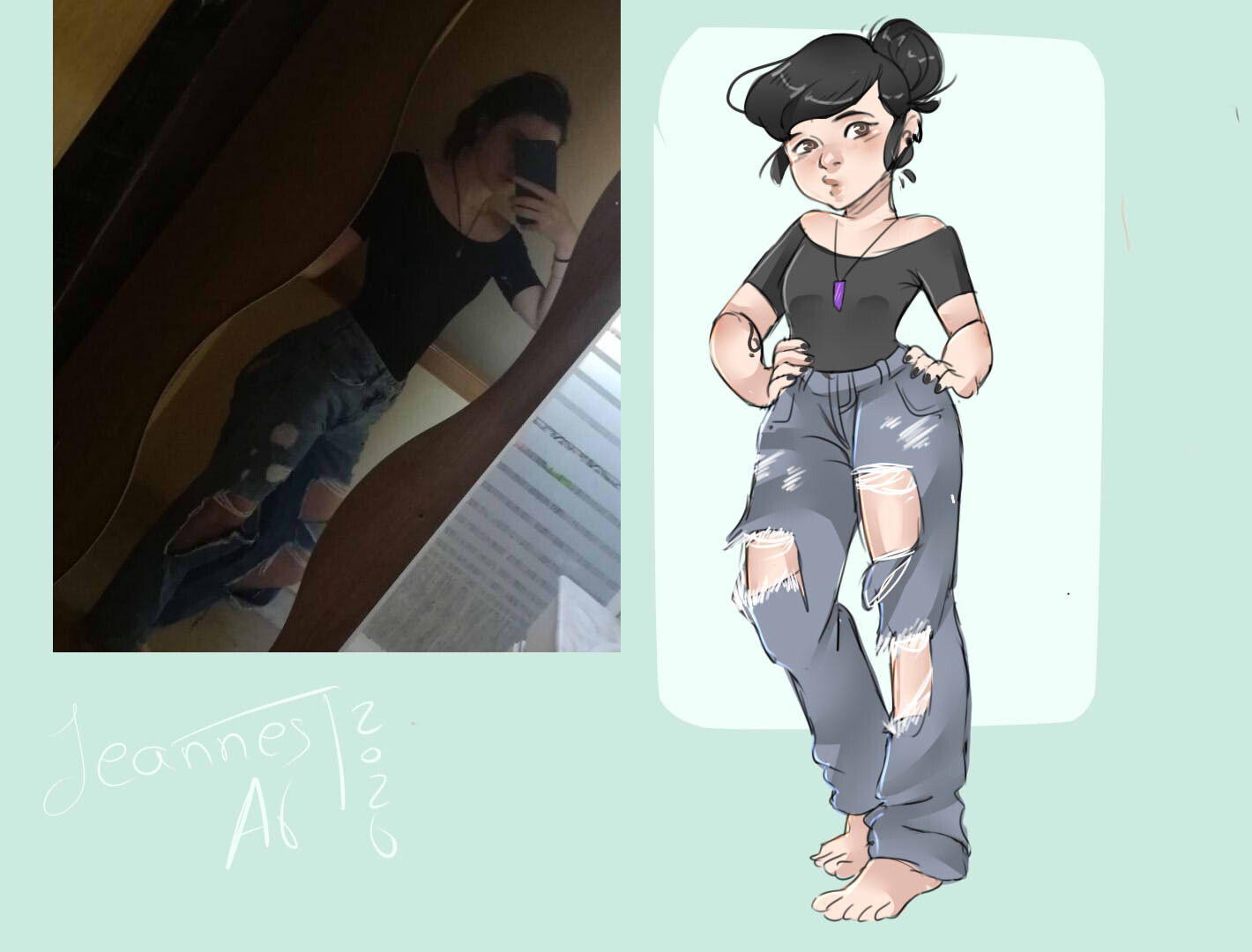 Maya Castañeda - Clothing practise