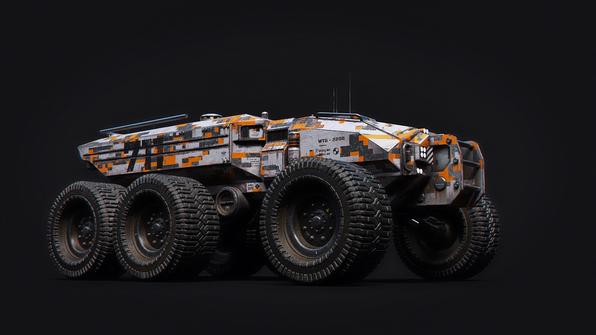 ArtStation - Technical Vehicle transporter Unreal Engine Rigged UE4 and UE5