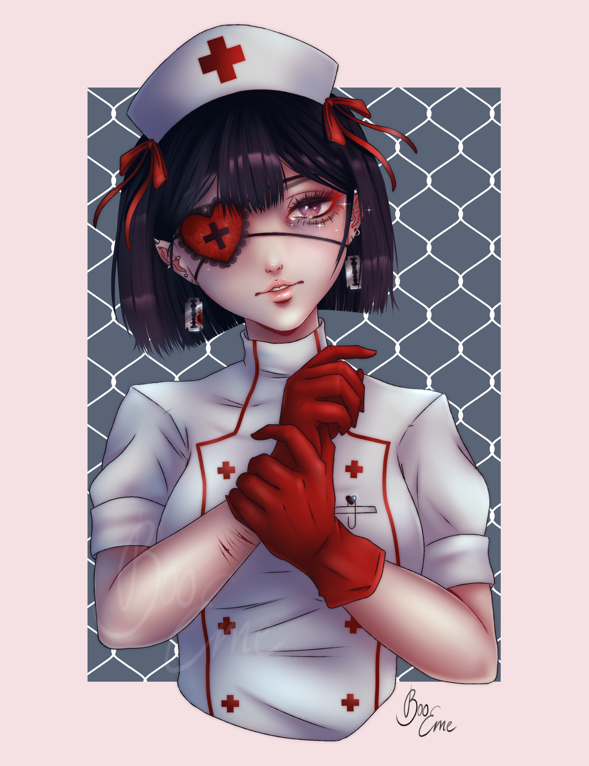 ArtStation - Red nurse