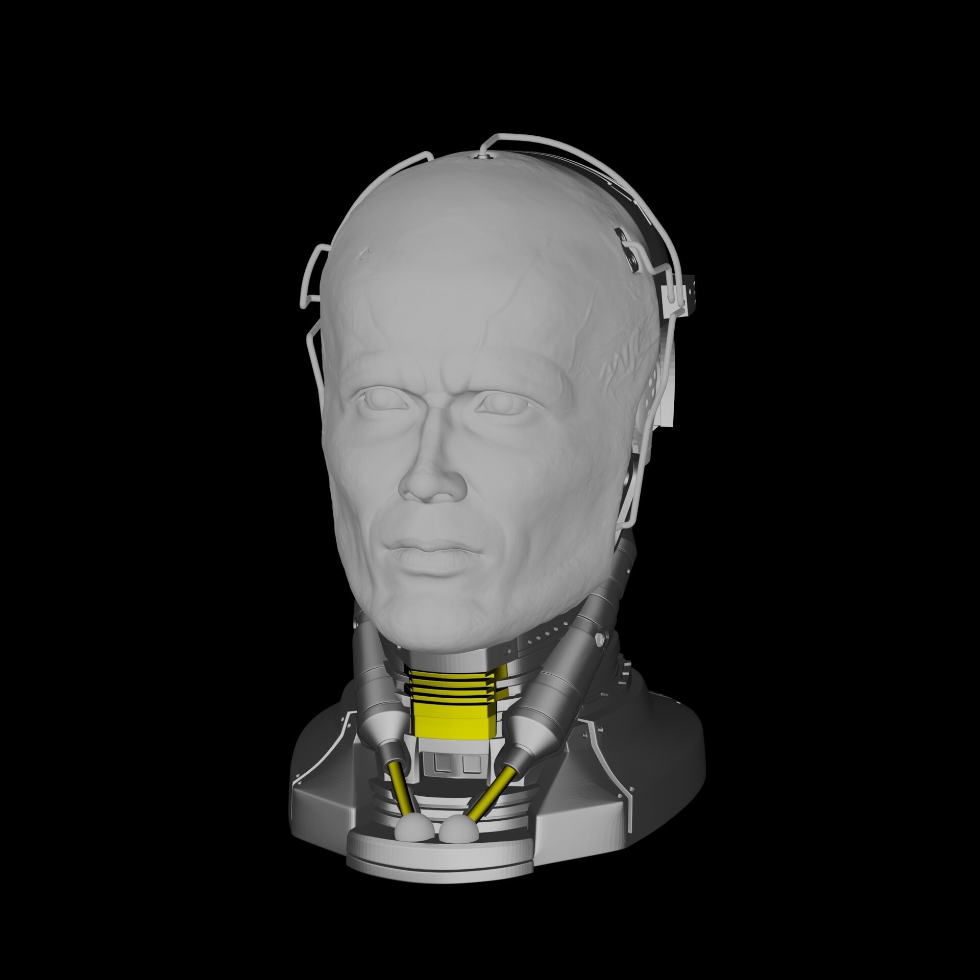 ArtStation - ROBOCOP HEAD FOR 3D PRINT