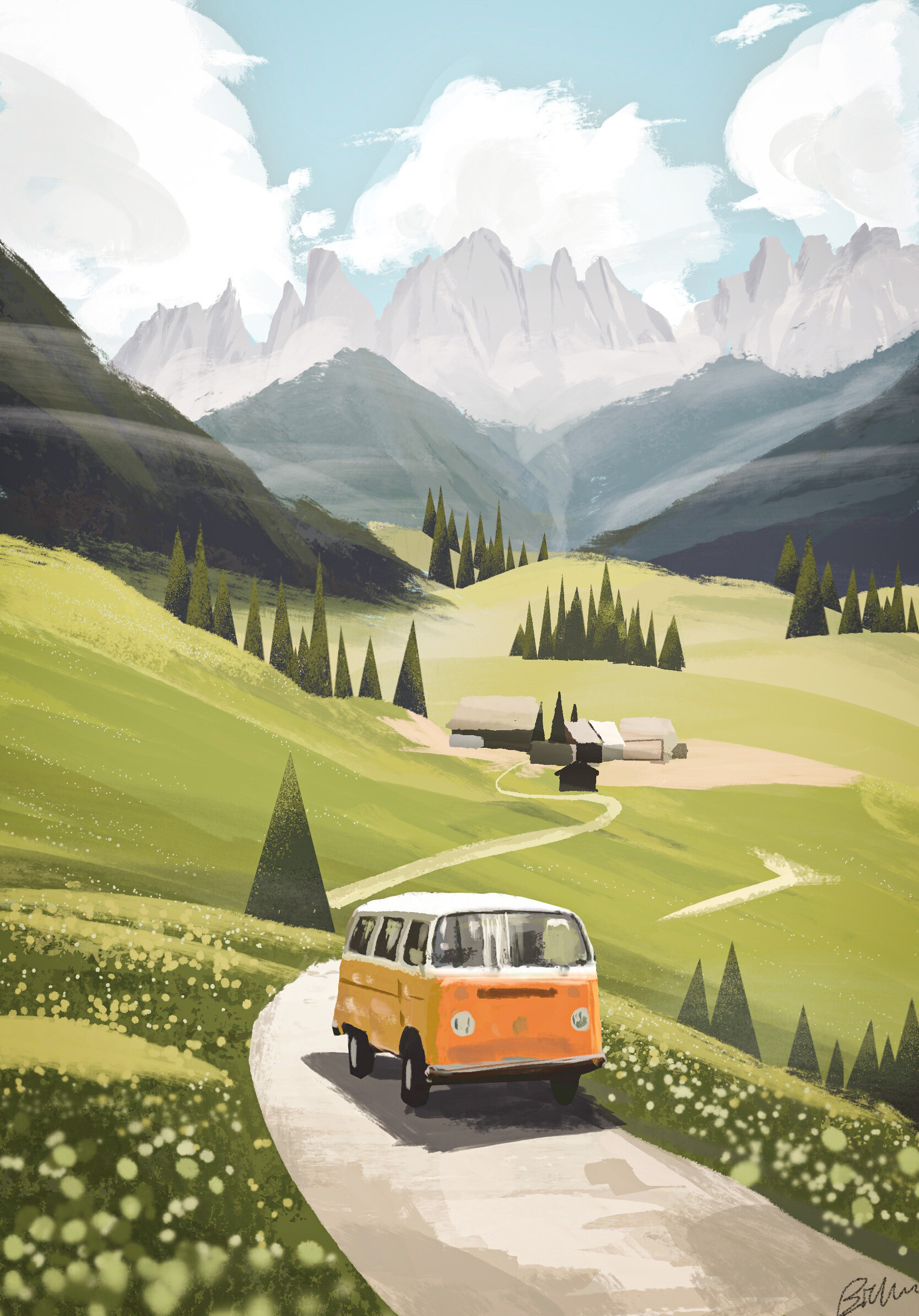 ArtStation - Summer day