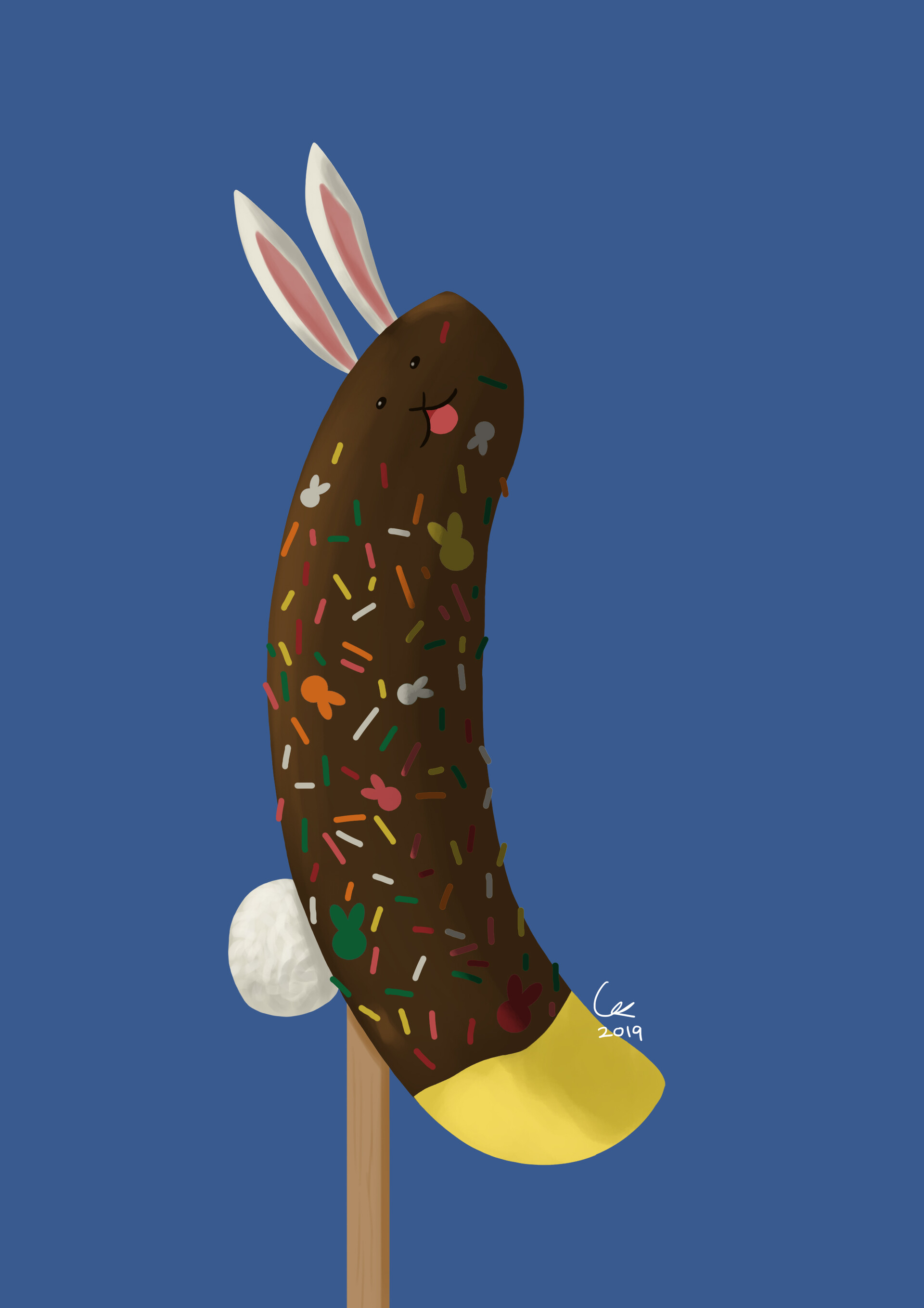 ArtStation - Bunny Choco Banana