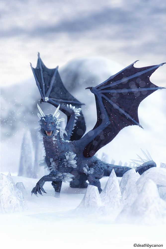 ArtStation - Ice Dragon