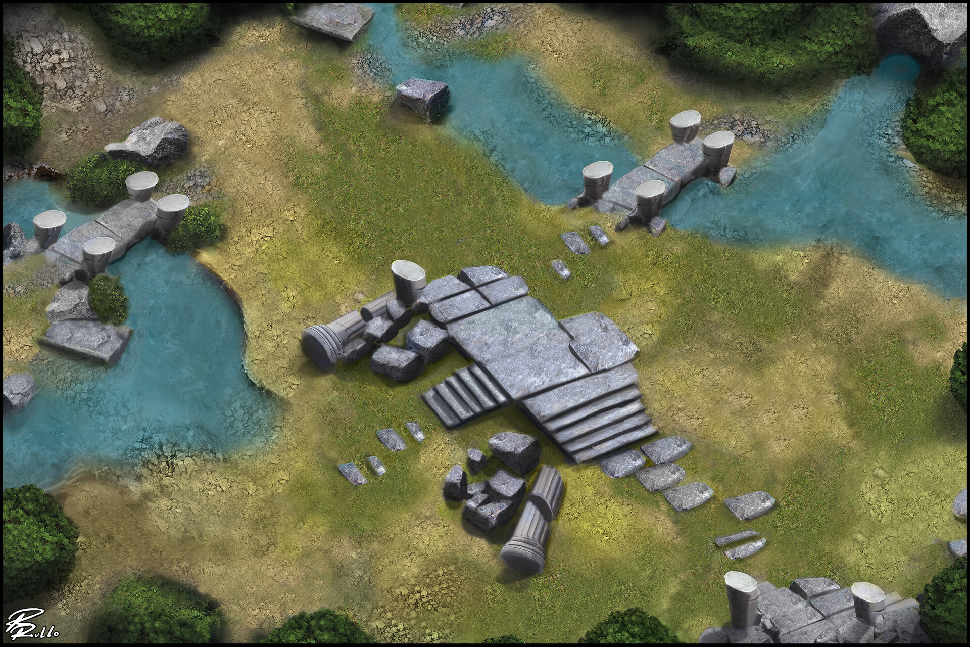 ArtStation - Ground/battlefield!