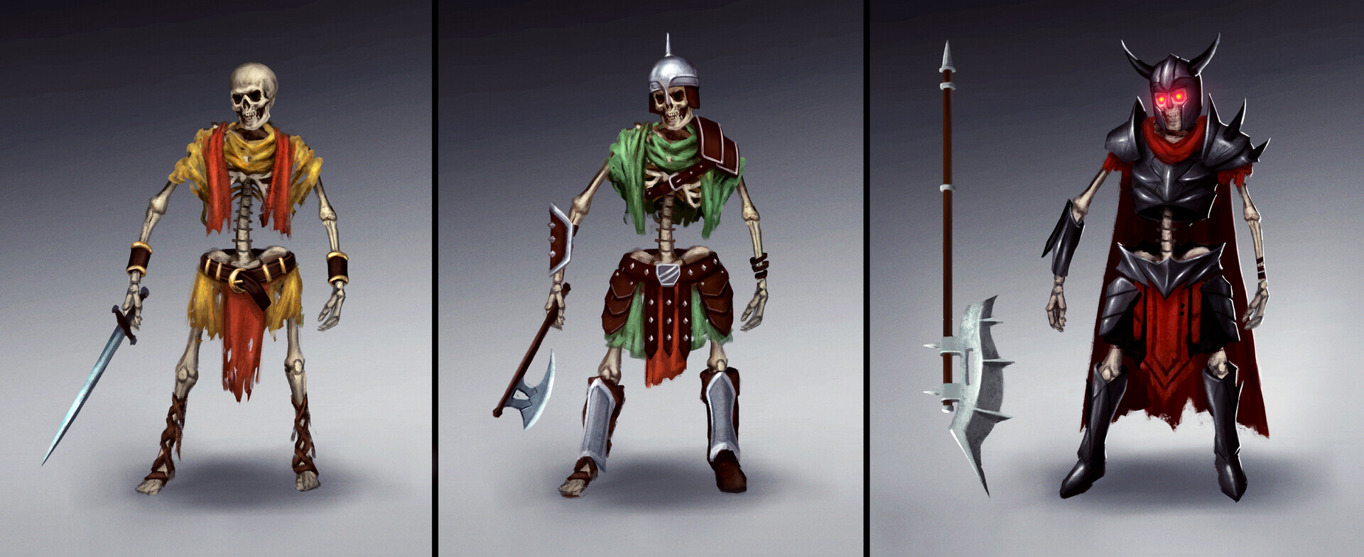 ArtStation - Skeleton Warriors