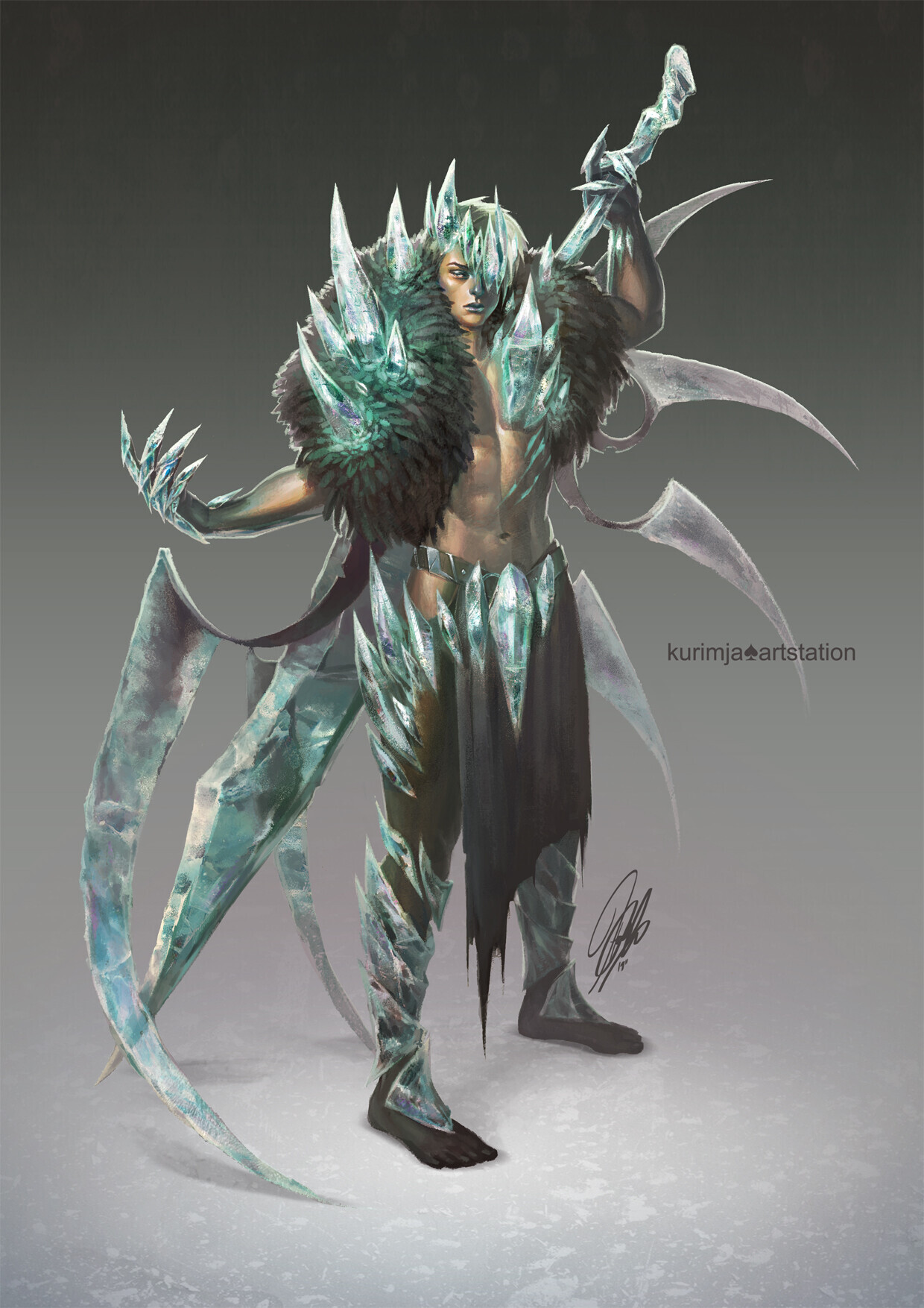 ArtStation - Ice Paladin