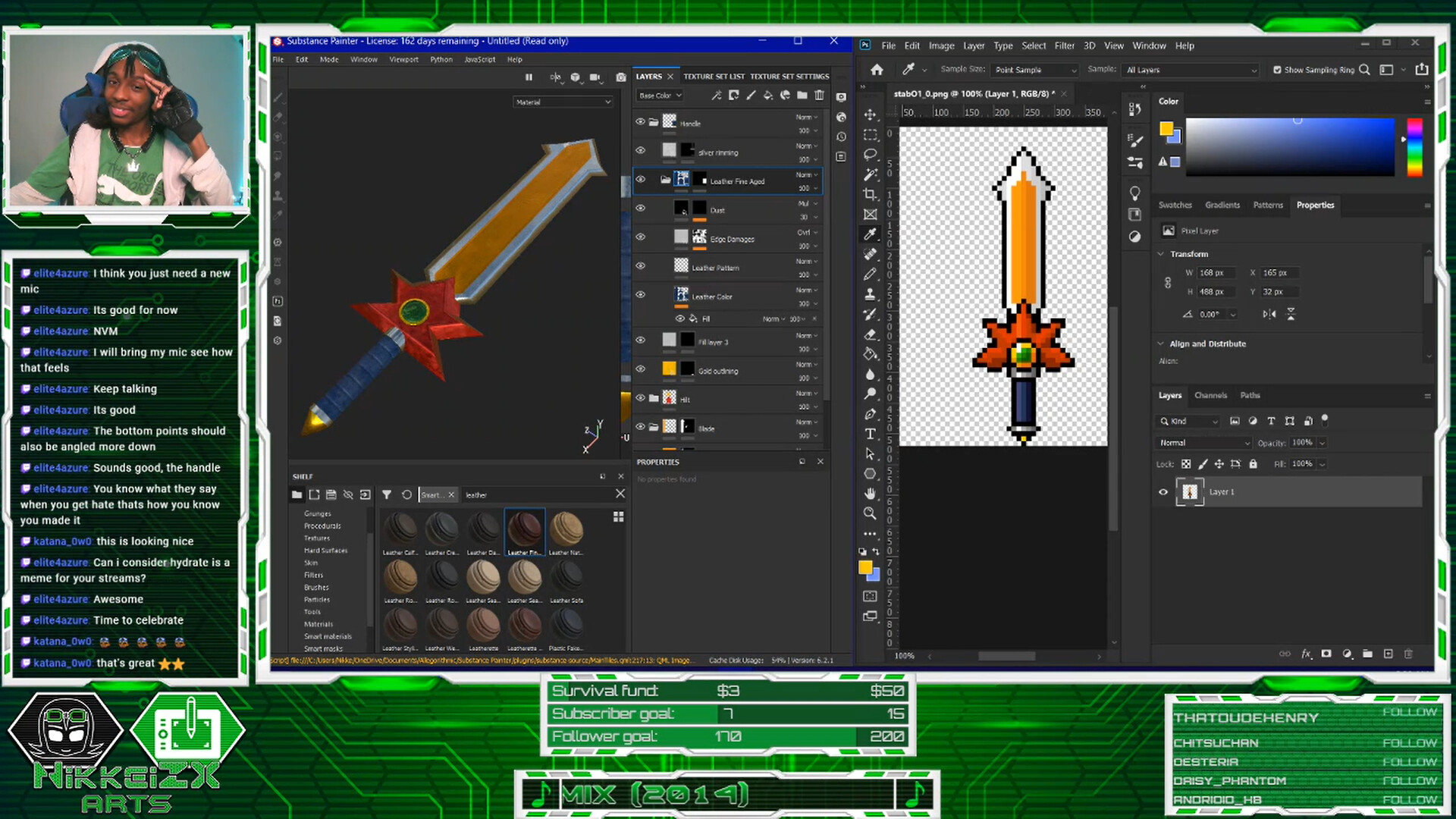 Nikkei Ferron - 3D "Maple Sword" (from MapleStory)